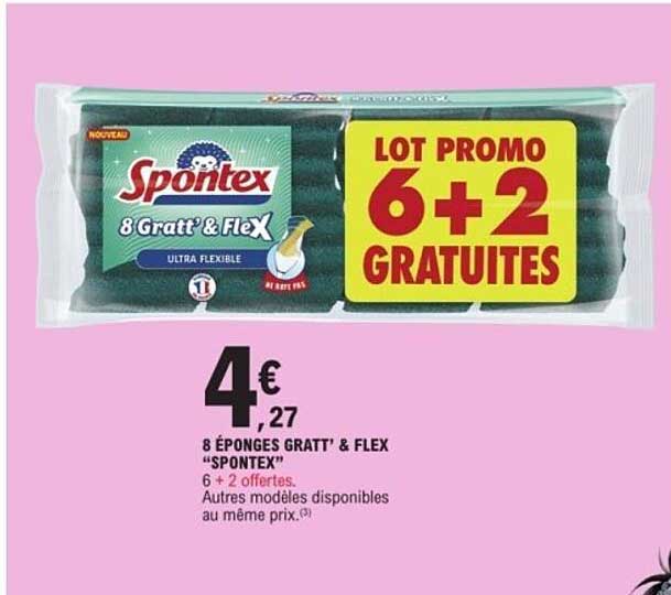 Promo Spontex Gratt' & Flex chez E.Leclerc - iCatalogue.fr