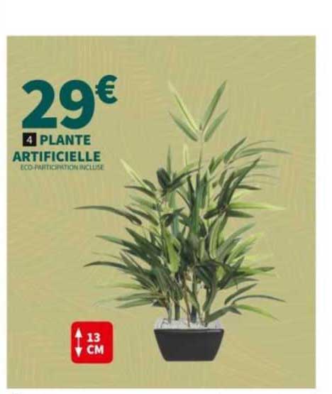 Promo Plante Artificielle chez Conforama - iCatalogue.fr