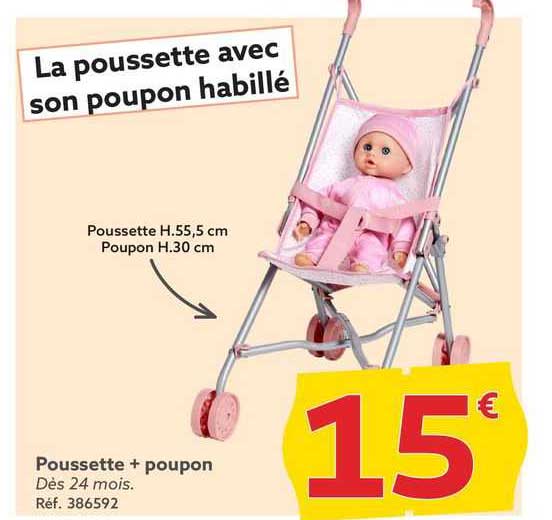 Promo Pousette + Poupon chez GiFi - iCatalogue.fr