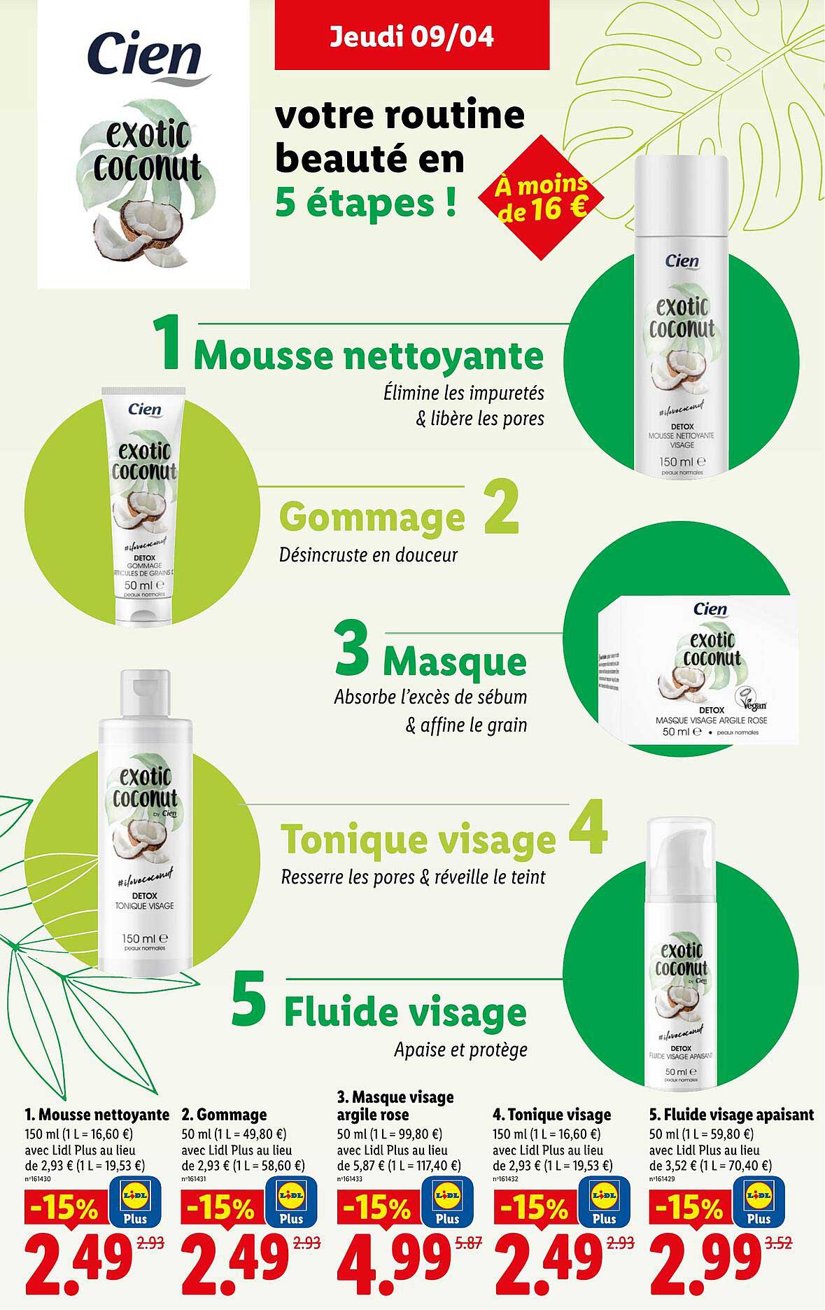 Promo Cien Exotic Coconut chez Lidl - iCatalogue.fr