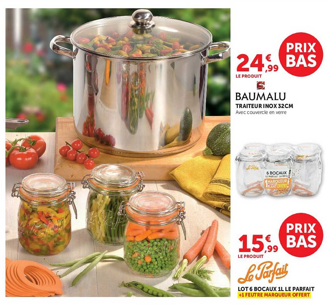 Promo BAUMALU TRAITEUR INOX 32CM chez Hyper U - iCatalogue.fr