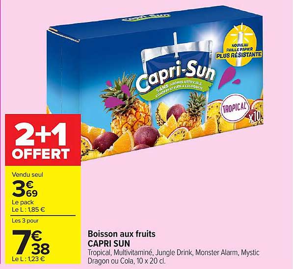 Promo CAPRI SUN chez Carrefour - iCatalogue.fr