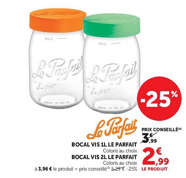 Promo Le Parfait Bocal Vis chez Hyper U - iCatalogue.fr