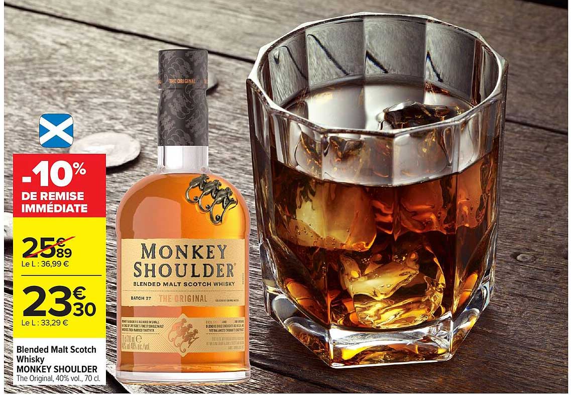 Promo Monkey Shoulder chez Super U - iCatalogue.fr