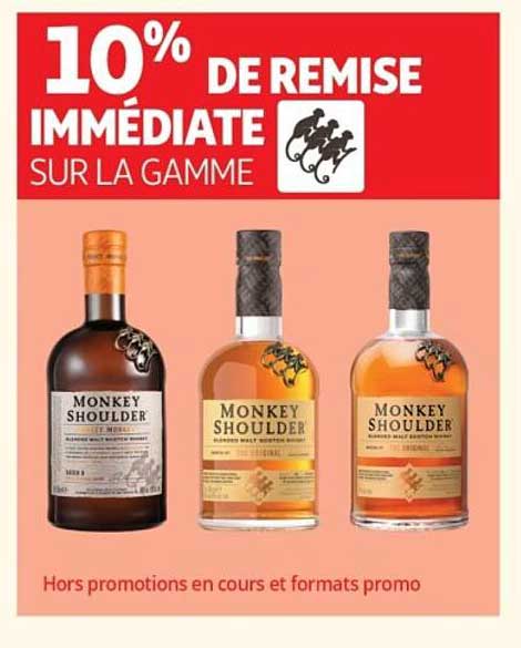 Promo Monkey Shoulder chez Auchan - iCatalogue.fr