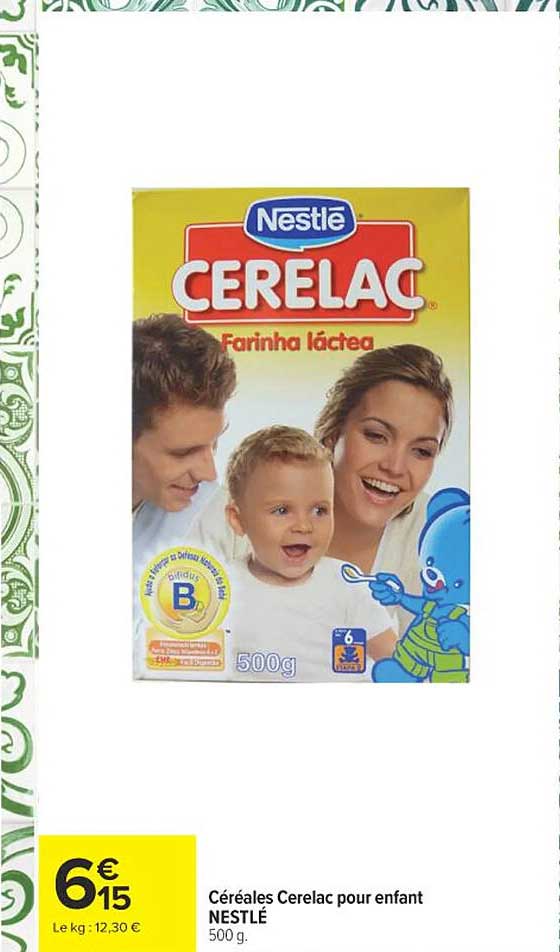 Promo Nestlé CERELAC chez Carrefour - iCatalogue.fr