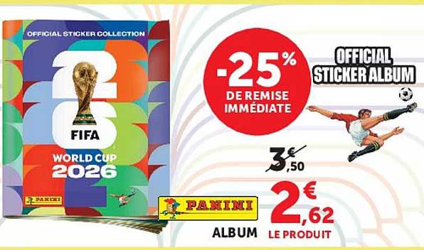 Promo OFFICIAL STICKER ALBUM chez Hyper U - iCatalogue.fr