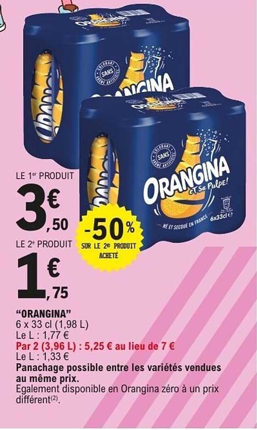 Promo Orangina Jaune chez Auchan - iCatalogue.fr