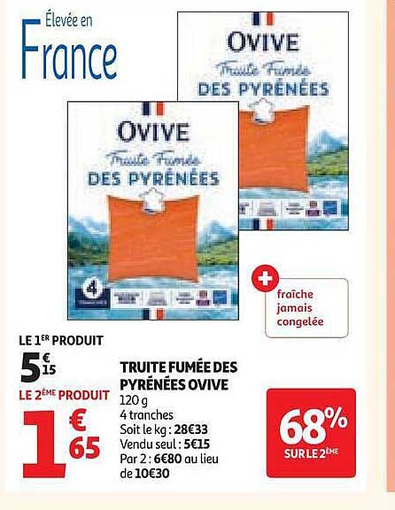 Promo Truite Fumée Bio chez Hyper U - iCatalogue.fr
