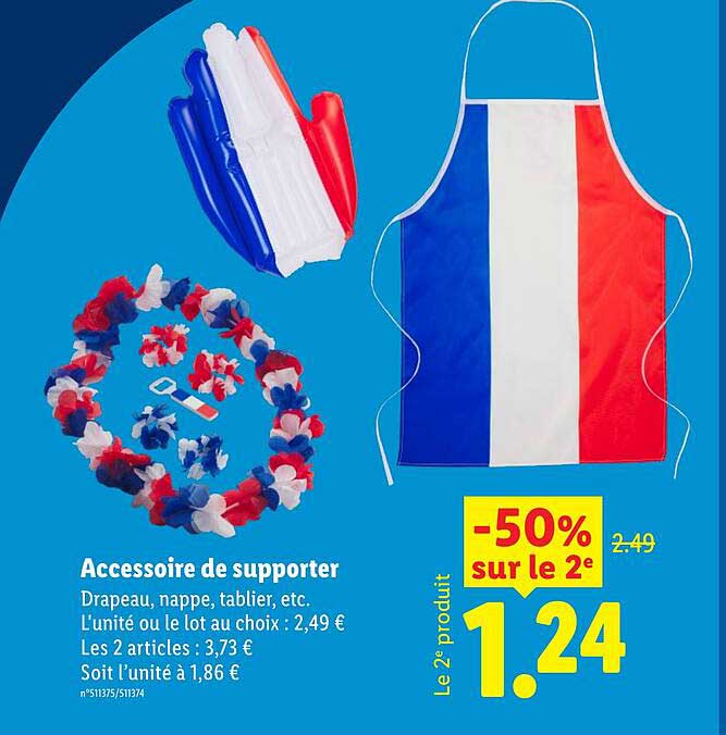 Promo Chaussettes De Supporter chez Lidl - iCatalogue.fr