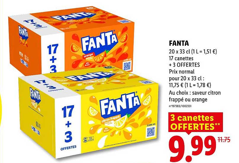 Promo FANTA chez Lidl - iCatalogue.fr