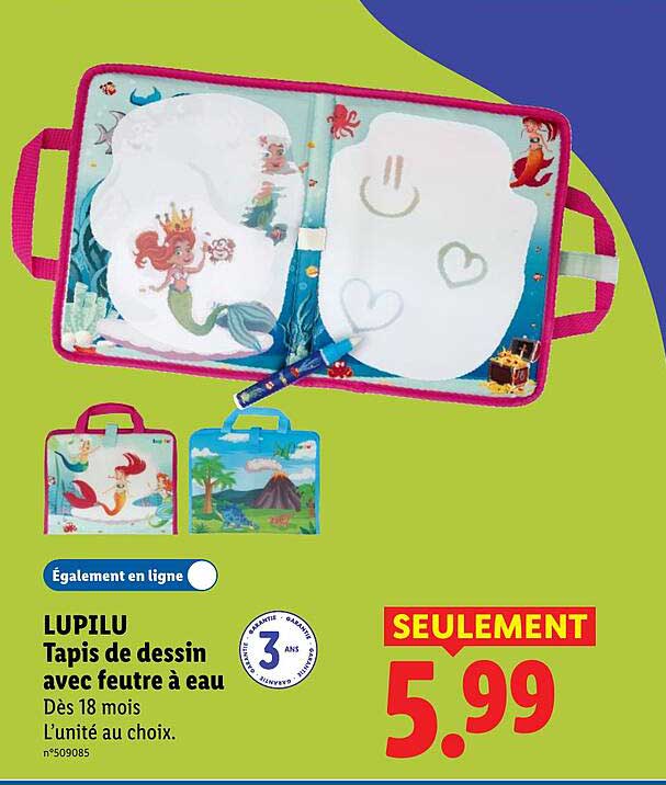 Promo LUPILU Tapis De Dessin chez Lidl - iCatalogue.fr