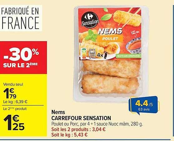 Promo CARREFOUR SENSATION chez Carrefour Market - iCatalogue.fr
