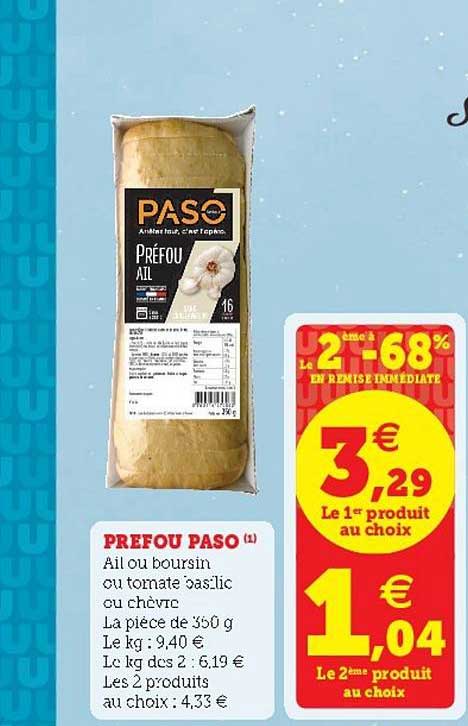 Promo Préfou Paso chez Super U - iCatalogue.fr