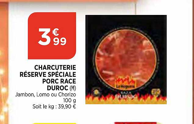 Promo Charcuterie Réserve Spéciale Porc Race Duroc chez Atac ...