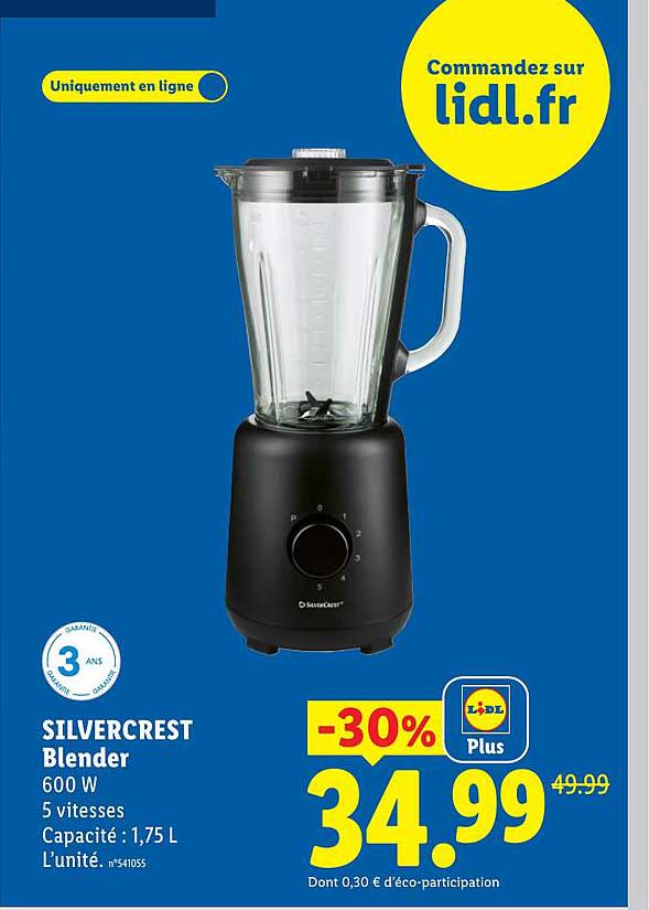 Promo SILVERCREST Blender chez Lidl - iCatalogue.fr