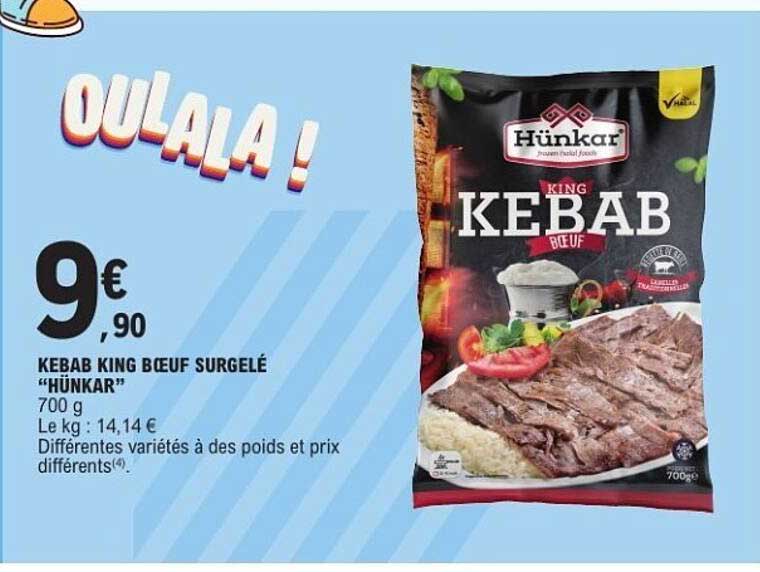 Promo Hünkar KEBAB BŒUF chez E.Leclerc - iCatalogue.fr