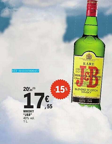Promo J&B Whisky chez E.Leclerc - iCatalogue.fr