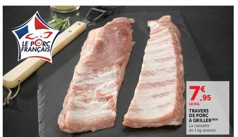 Promo TRAVERS DE PORC A GRILLER chez Hyper U - iCatalogue.fr