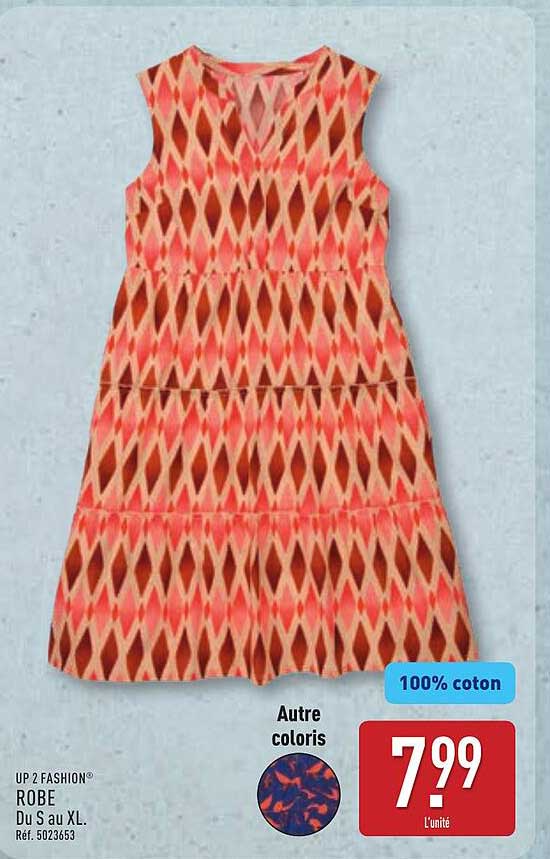 Promo UP 2 FASHION ROBE chez Aldi - iCatalogue.fr