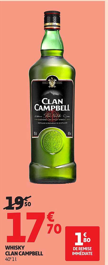 Promo Clan Campbell chez Intermarché - iCatalogue.fr