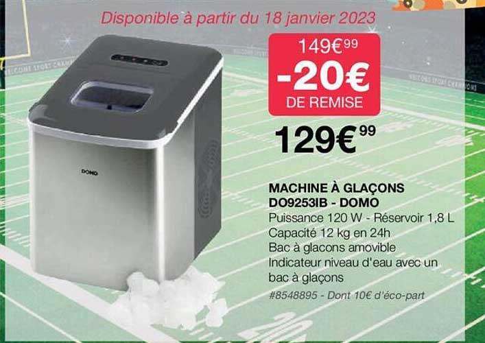 Promo Machine à Glaçons D09253ib-domo chez Costco - iCatalogue.fr