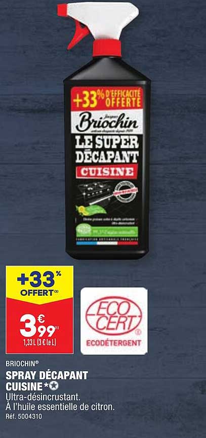 Promo Spray Décapant Cuisine Briochin chez Aldi - iCatalogue.fr
