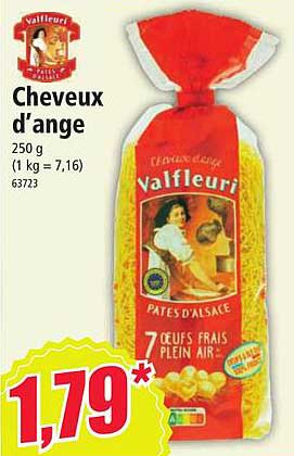 Promo Cheveux D'ange Valfleuri chez Norma - iCatalogue.fr