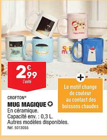Promo Crofton Mug Magique chez Aldi - iCatalogue.fr
