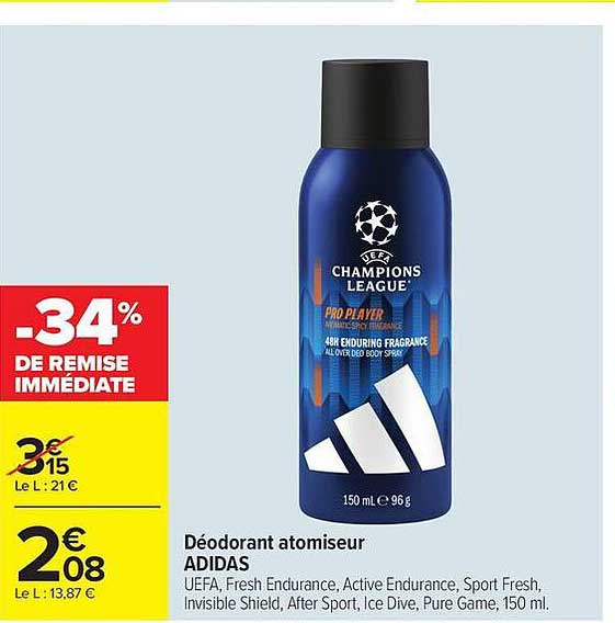 Promo AXE Déodorant chez Carrefour - iCatalogue.fr