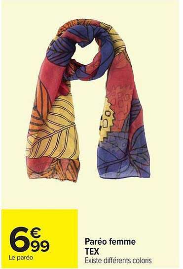Promo Paréo Femme TEX chez Carrefour - iCatalogue.fr