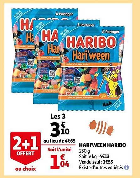 Promo Hari'ween Haribo chez Auchan - iCatalogue.fr