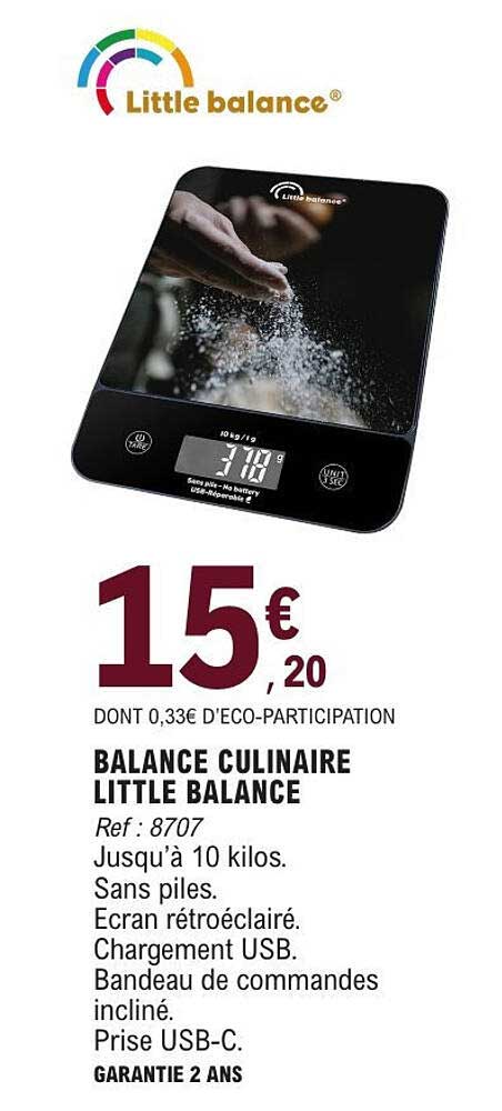 Promo BALANCE CULINAIRE "LITTLE BALANCE chez E.Leclerc - iCatalogue.fr