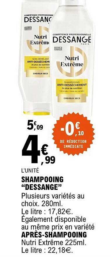 Promo DESSANGE Nutri Extrême chez E.Leclerc - iCatalogue.fr
